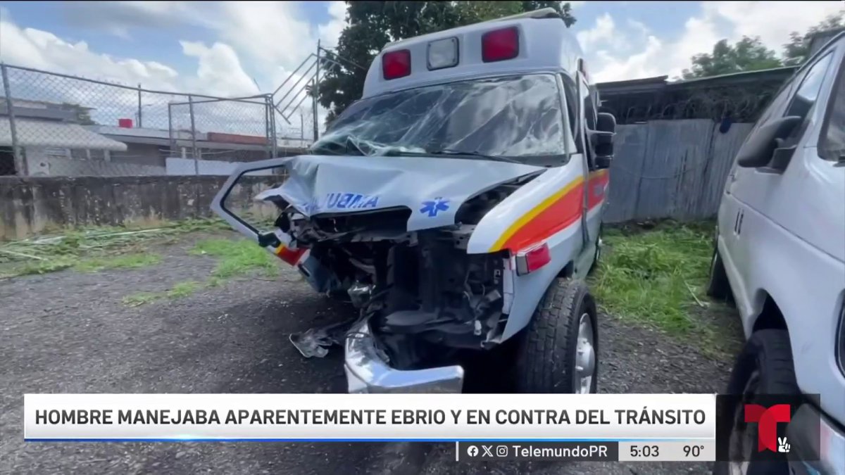 Paramédicos sobreviven aparatoso accidente en Gurabo – Telemundo Puerto ...