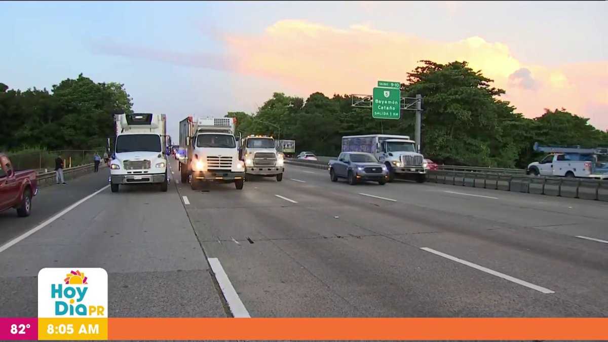 Camioneros provocan tremendo tapón tras bloquear carriles del expreso ...