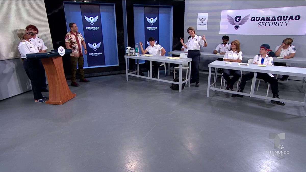 Víctor Manuelle evalúa a los cadetes de Guaraguao Security – Telemundo ...