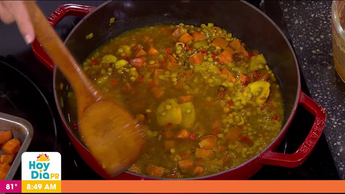 Cómo hacer guiso de lentejas y batatas asadas – Telemundo Puerto Rico