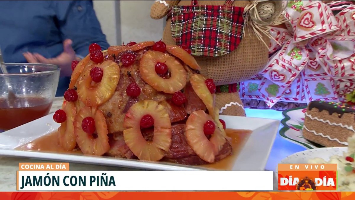 Cocina al día | Jamón con piña – Telemundo Puerto Rico