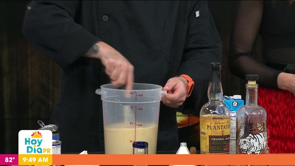 El trago de hoy: coquito de turrón – Telemundo Puerto Rico