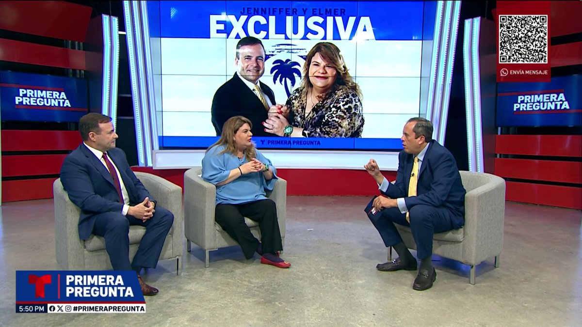Primera Pregunta: Jenniffer González y Elmer Román – Telemundo Puerto Rico