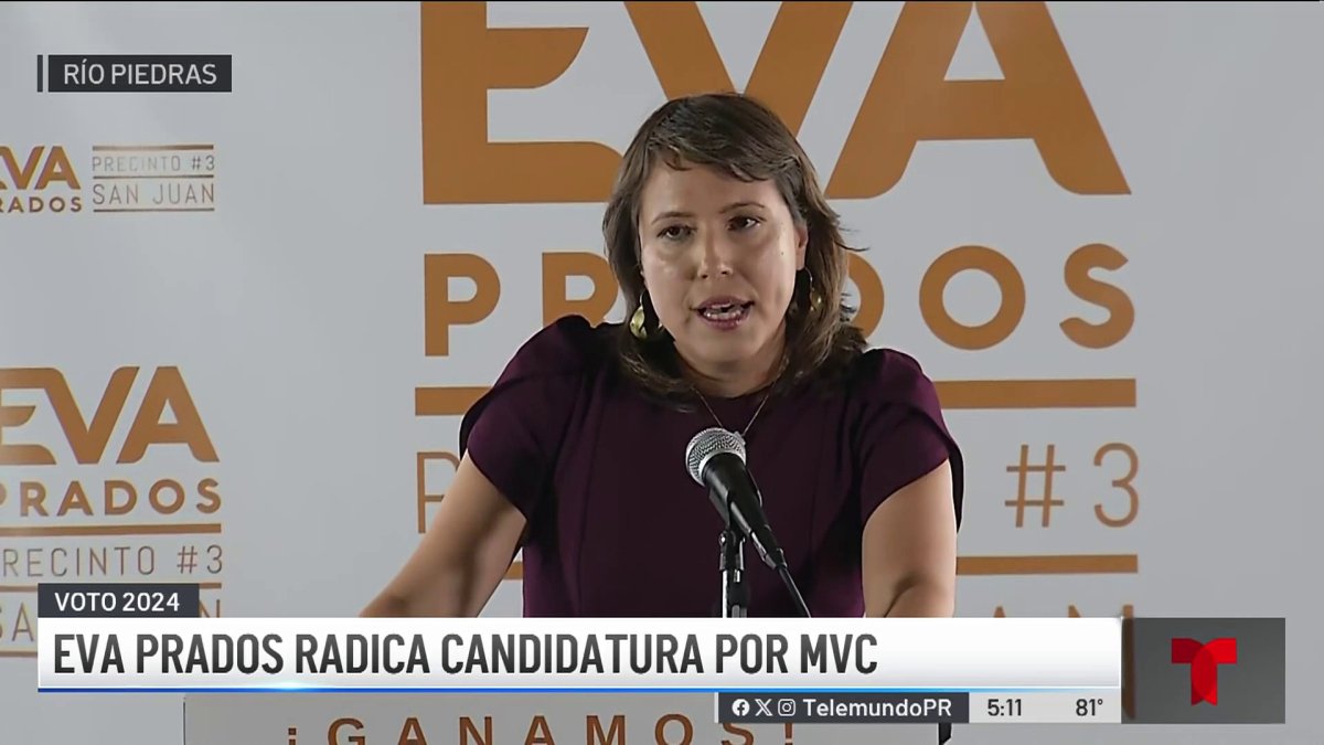 Eva Prados radica candidatura para la Cámara por el MVC – Telemundo ...