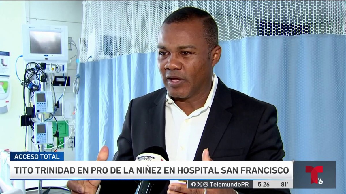 Tito Trinidad se une al Hospital San Francisco en pro de la niñez ...