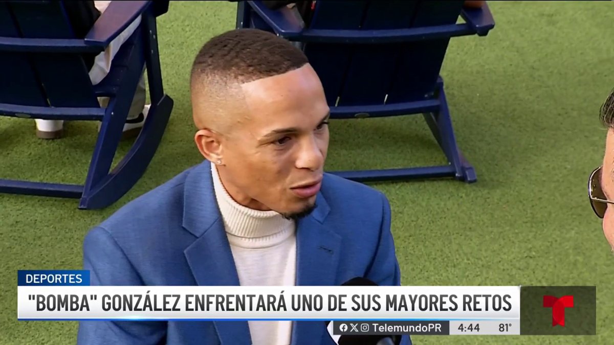 “Bomba” González se prepara para uno de sus mayores retos – Telemundo ...