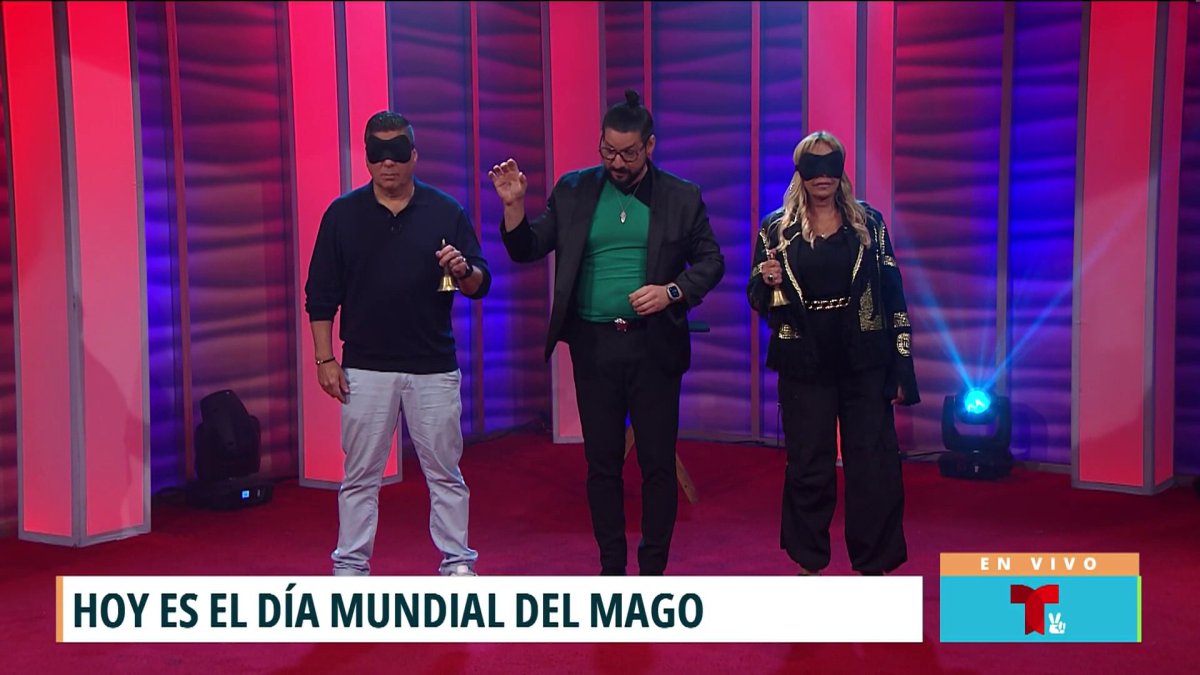 Mago practica uno de sus actos con Raymond y Dagmar – Telemundo Puerto Rico