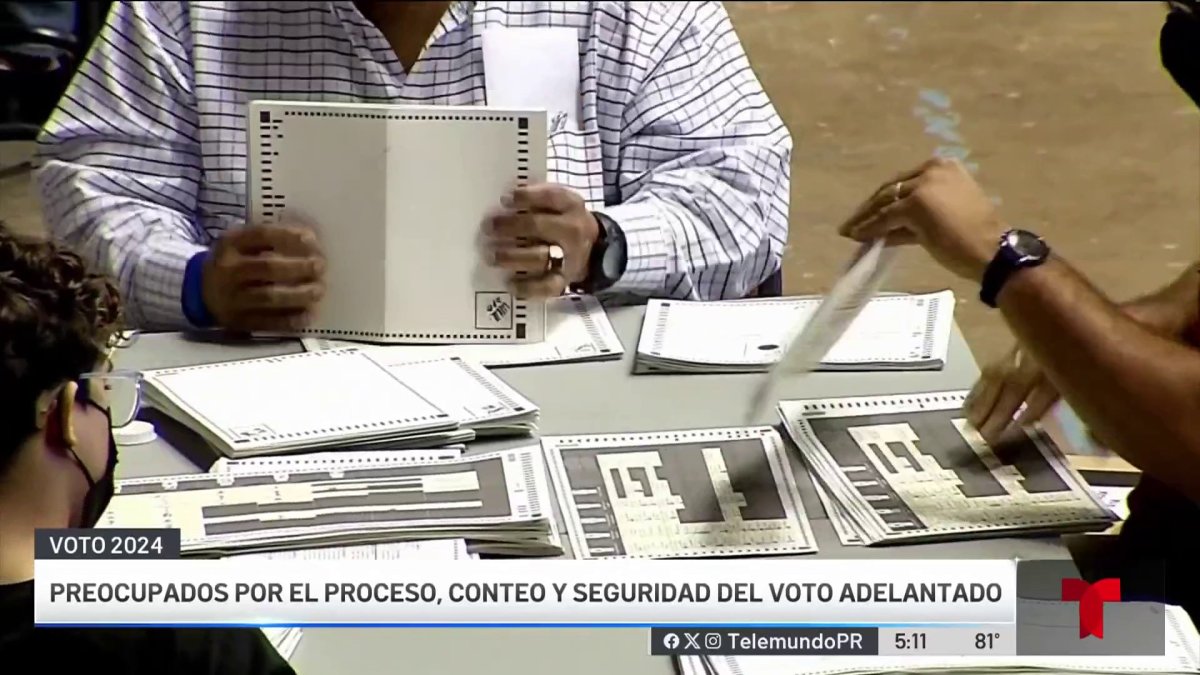 Buscan evitar fraudes con el voto adelantado – Telemundo Puerto Rico