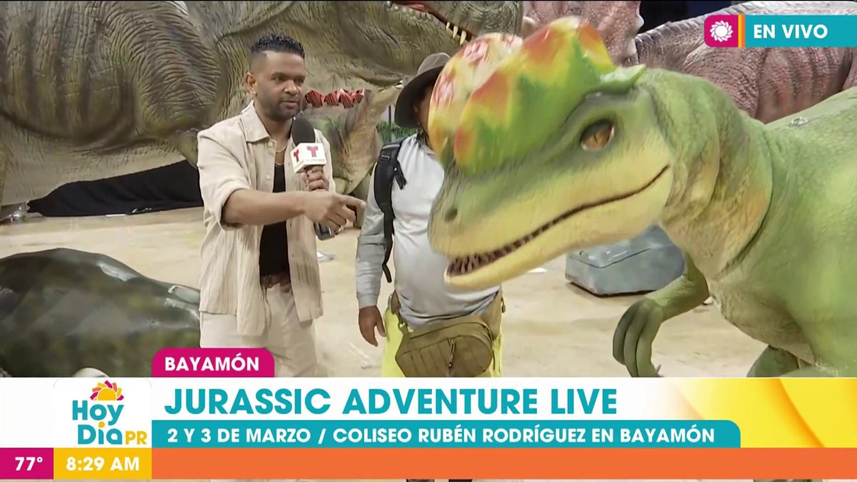 Jasond Calderón se convierte en entrenador de dinosaurios – Telemundo ...
