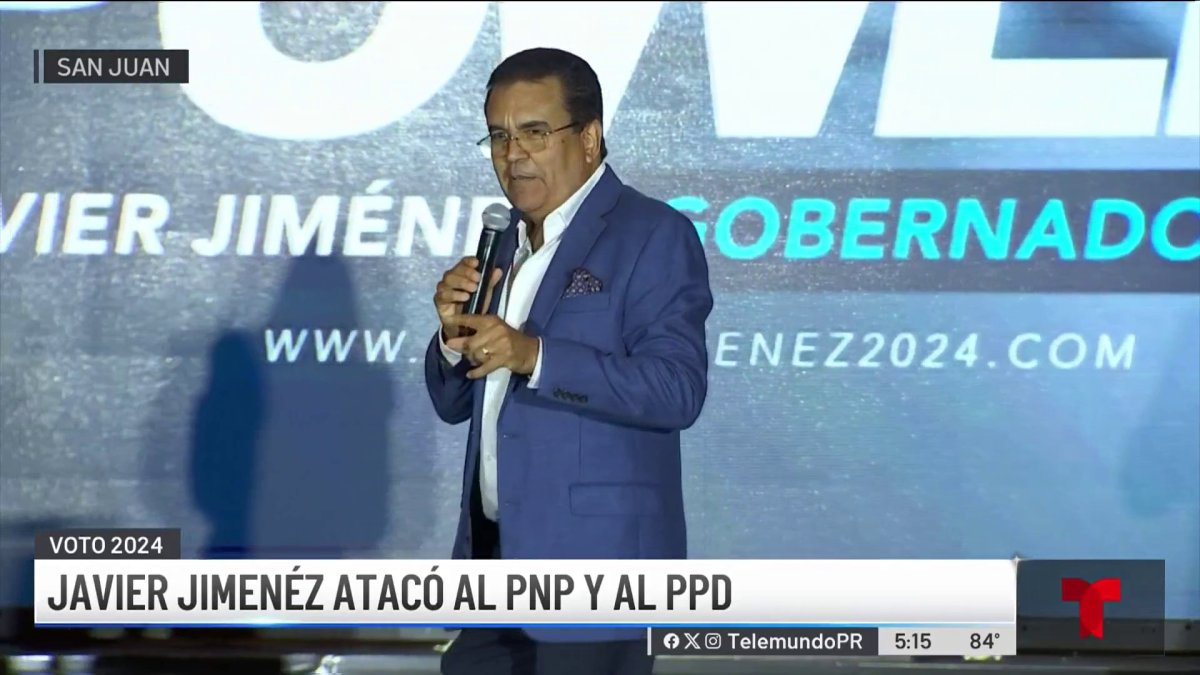 Javier Jiménez presenta su equipo de campaña – Telemundo Puerto Rico