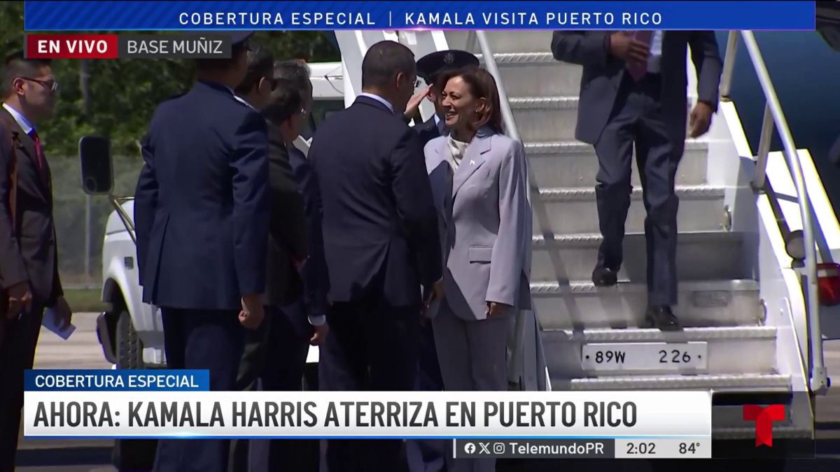 Llega a Puerto Rico la vicepresidenta Kamala Harris – Telemundo Puerto Rico