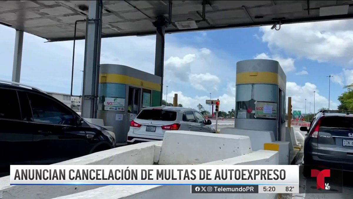 DTOP anuncia cancelación de multas de AutoExpreso – Telemundo Puerto Rico