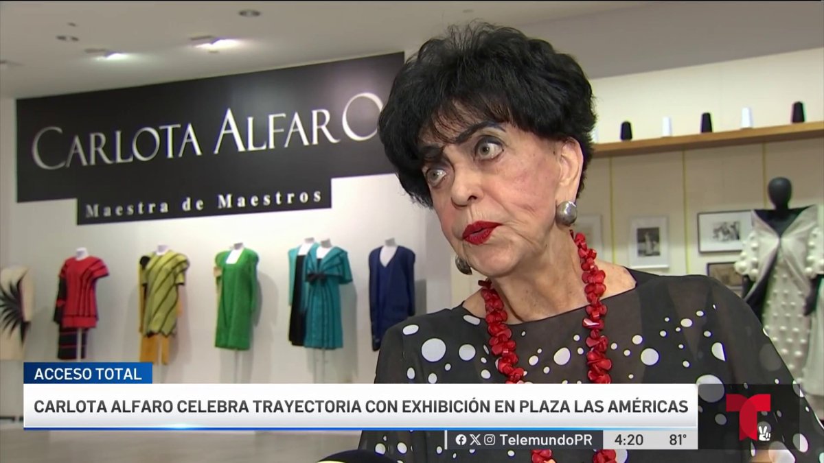 Carlota Alfaro celebra su trayectoria con exhibición en Plaza Las ...
