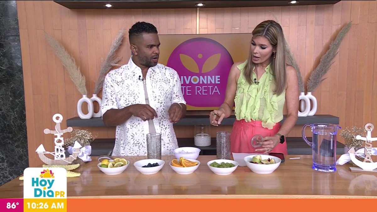 Ivonne te reta: recomendaciones para saborizar el agua – Telemundo ...