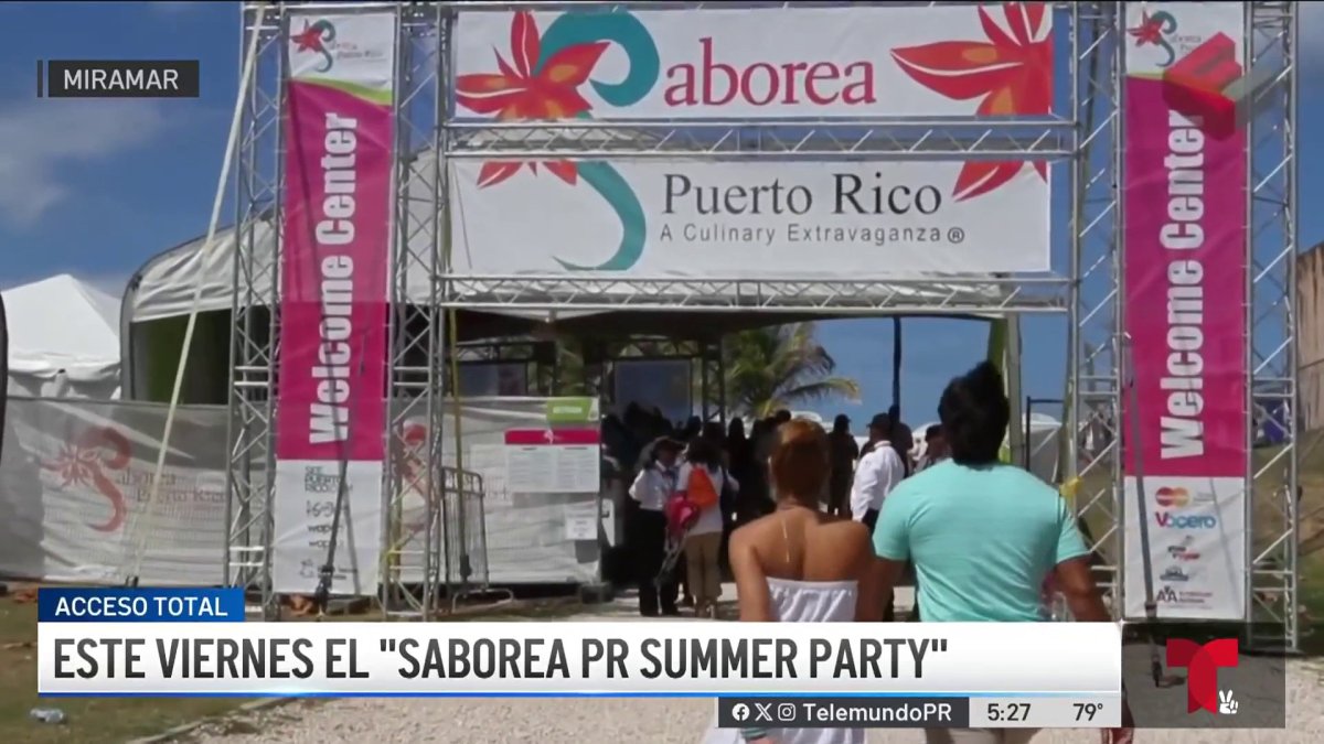 Conoce todos los detalles del “Saborea PR Summer Party” – Telemundo ...