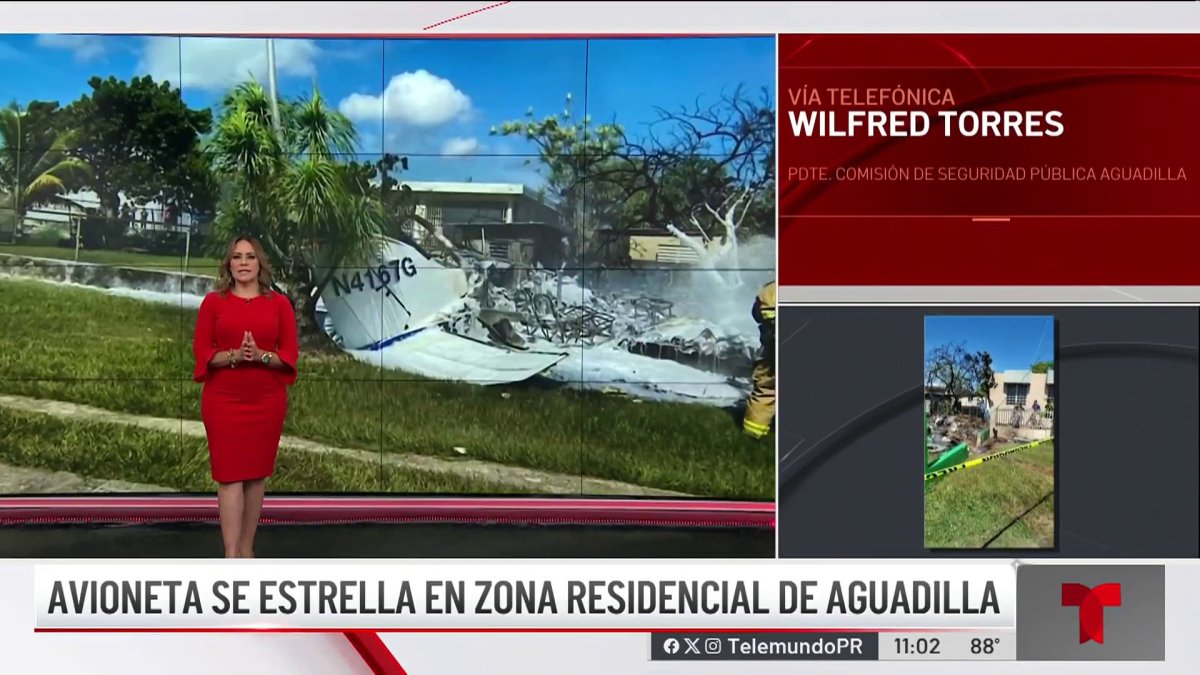 Ofrecen detalles sobre accidente aéreo en Aguadilla – Telemundo Puerto Rico