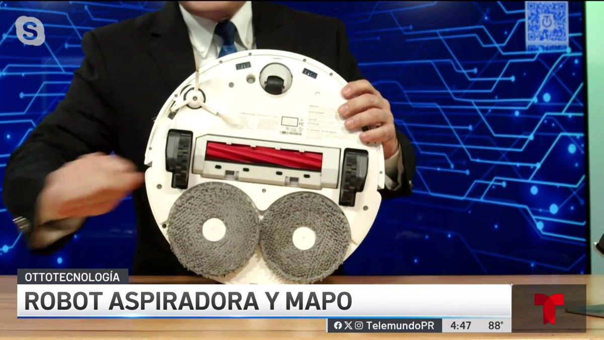 Robot aspiradora y mapo – Telemundo Puerto Rico