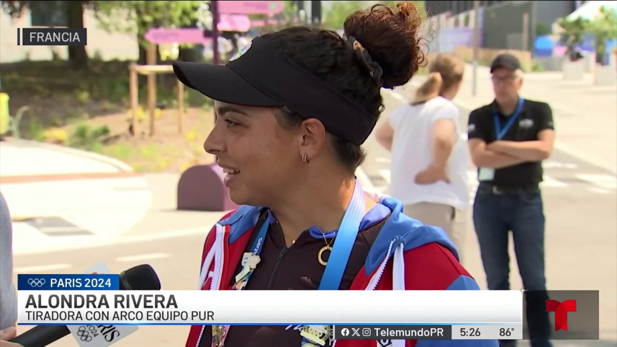 Alondra Rivera debuta en el tiro con arco en París 2024 – Telemundo Puerto Rico