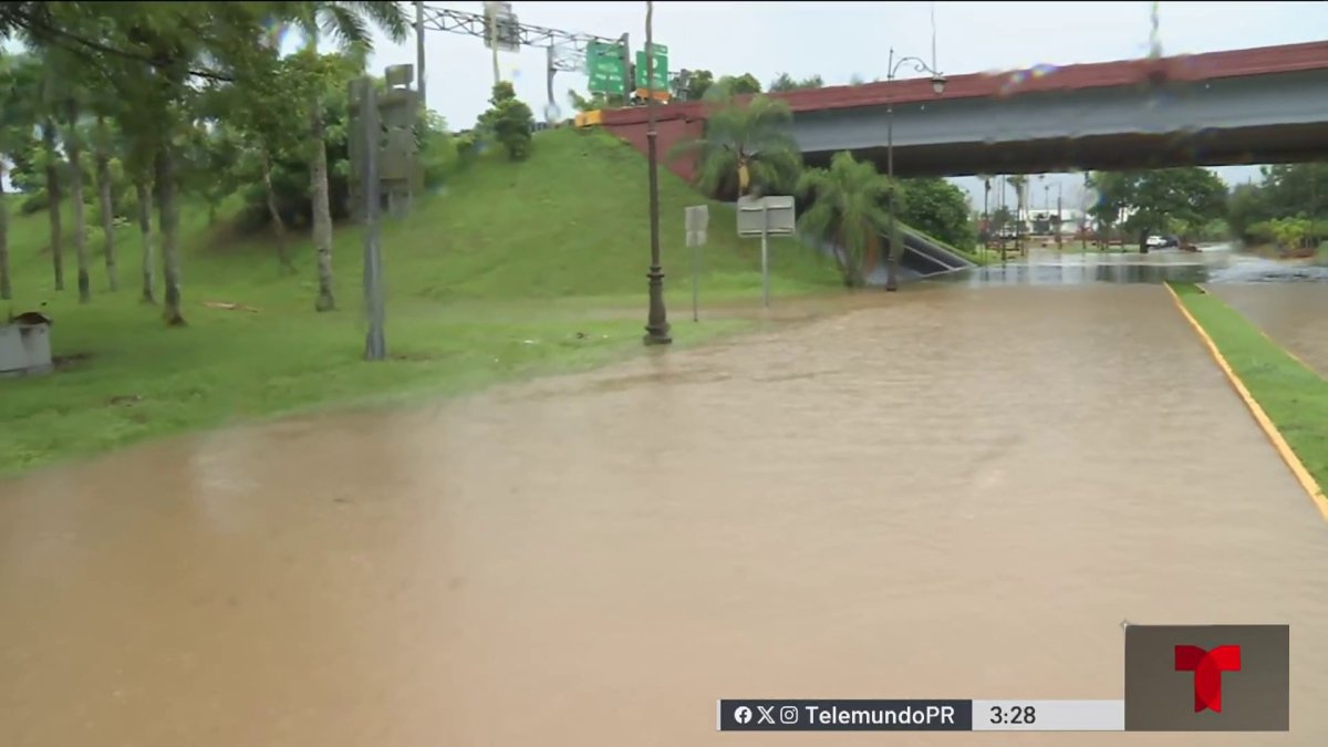 Río La Plata sale de su cauce y deja bajo agua parte de la PR-693 en Dorado – Telemundo Puerto Rico
