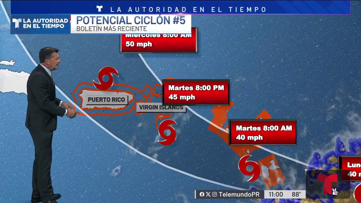 Emiten aviso de tormenta tropical para Puerto Rico – Telemundo Puerto Rico