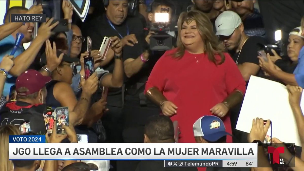 JGo llega como la “Mujer Maravilla” a asamblea – Telemundo Puerto Rico