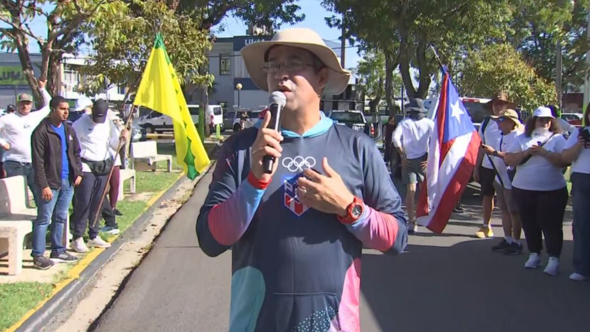 Alcalde de Vega Baja camina hasta San Juan en protesta – Telemundo ...
