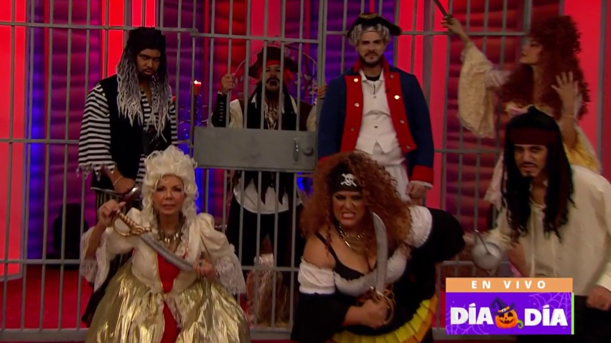 Día a Día recrea a personajes de Pirates of the Caribbean – Telemundo ...
