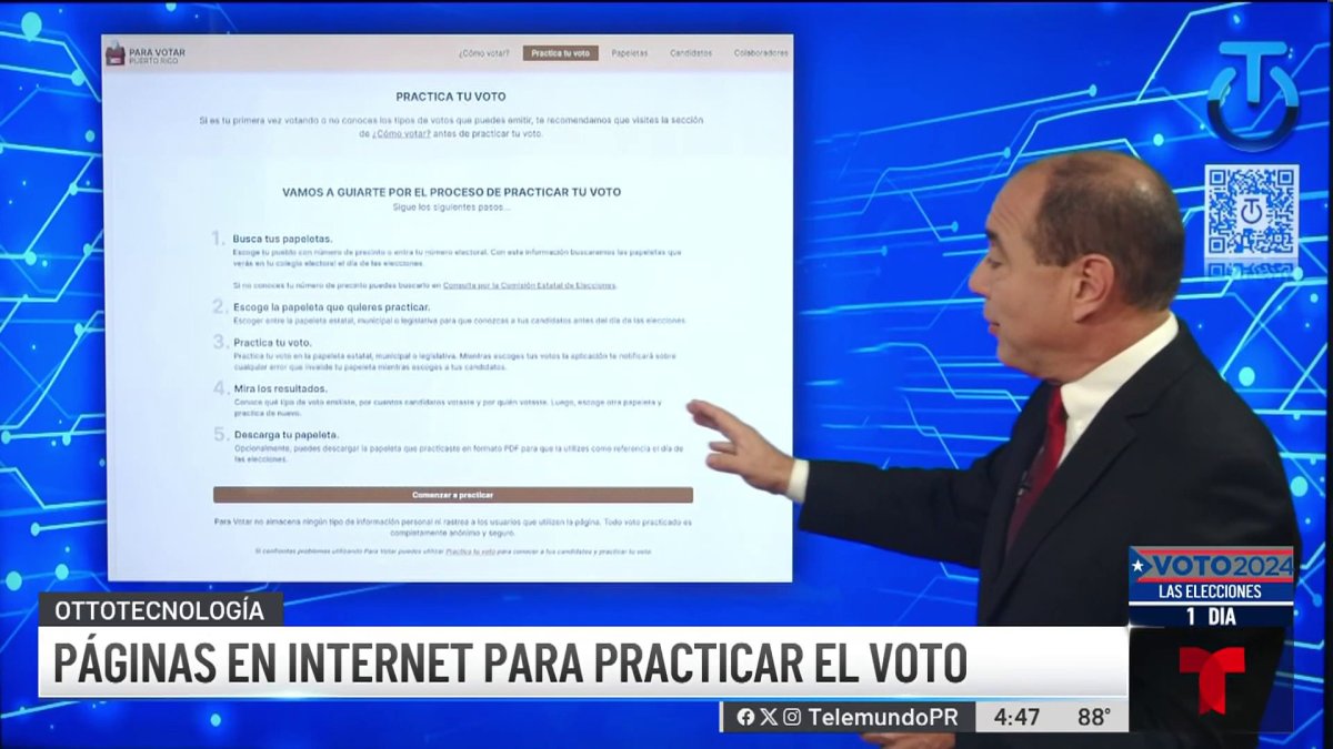 Páginas para practicar tu voto – Telemundo Puerto Rico