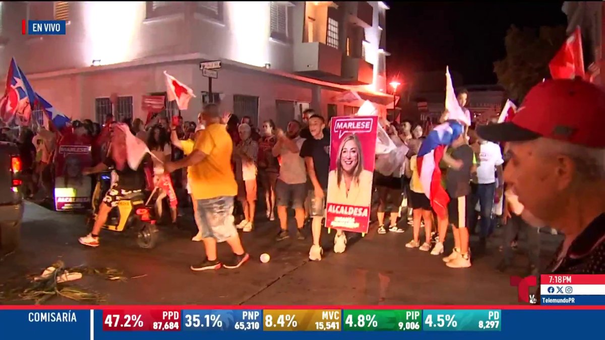 Ciudadanos celebran la delantera de la candidata del PPD Marlese Sifre ...