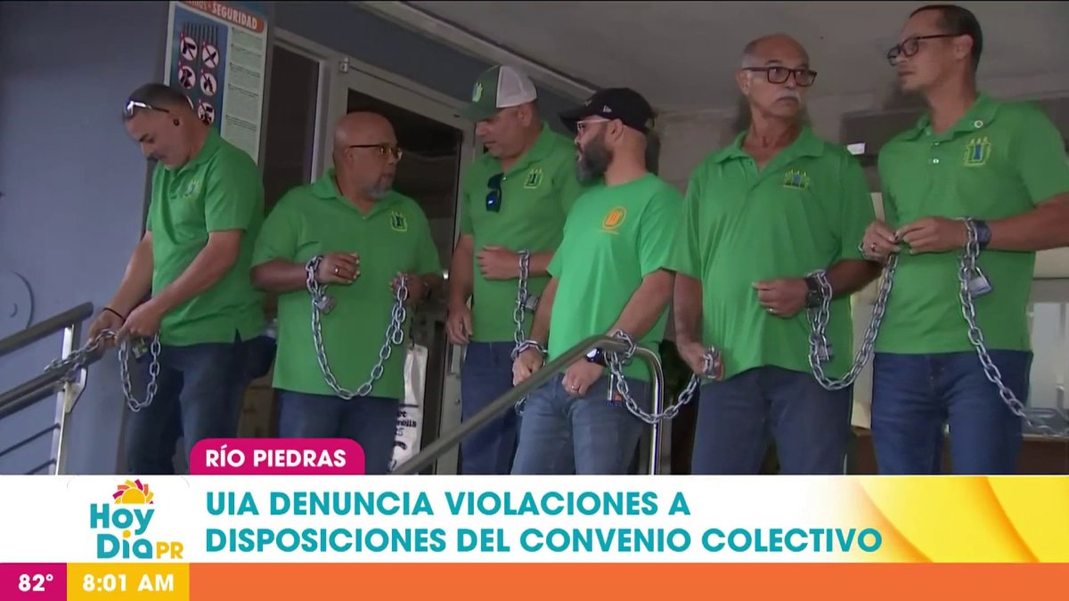 Protesta en la AAA: empleados se encadenan frente al edificio central ...