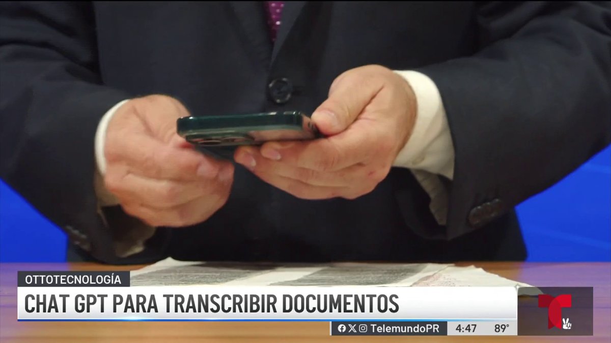 Cómo transcribir documentos con Chat GPT – Telemundo Puerto Rico
