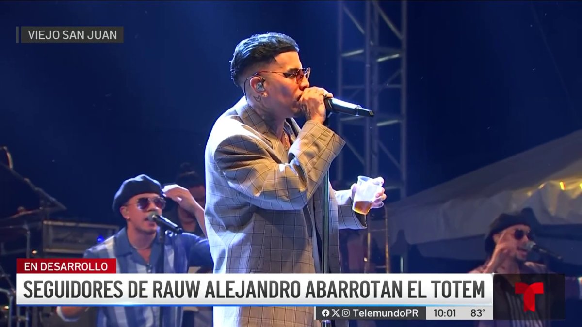 Rauw Alejandro se presenta en concierto gratuito en el Viejo San Juan ...