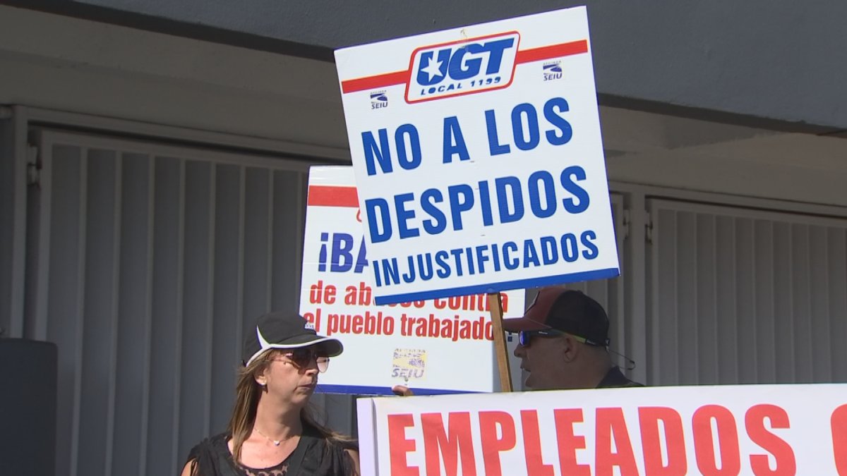 UGT protesta con parranda por despido de empleados en caso de Hermes ...