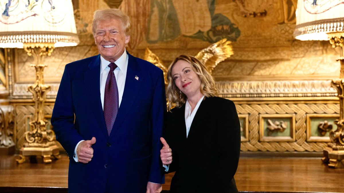 Giorgia Meloni visita a Donald Trump en Mar-a-Lago, Florida – Telemundo ...