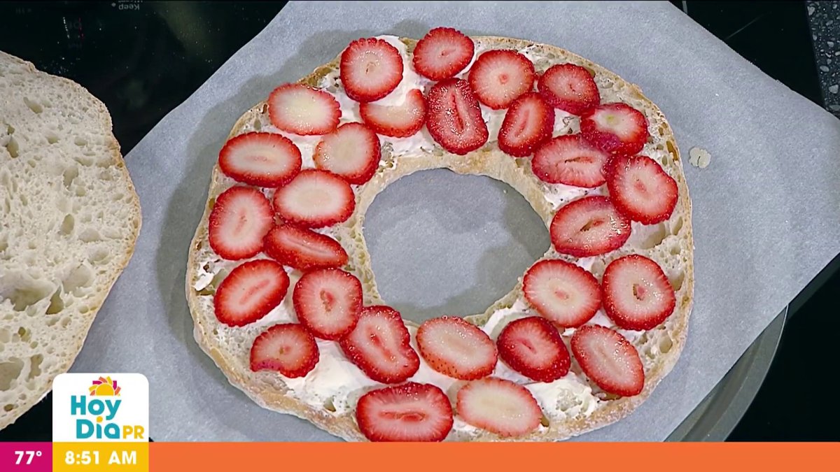 Sazón al día | Rosca de fresas y balsámico – Telemundo Puerto Rico