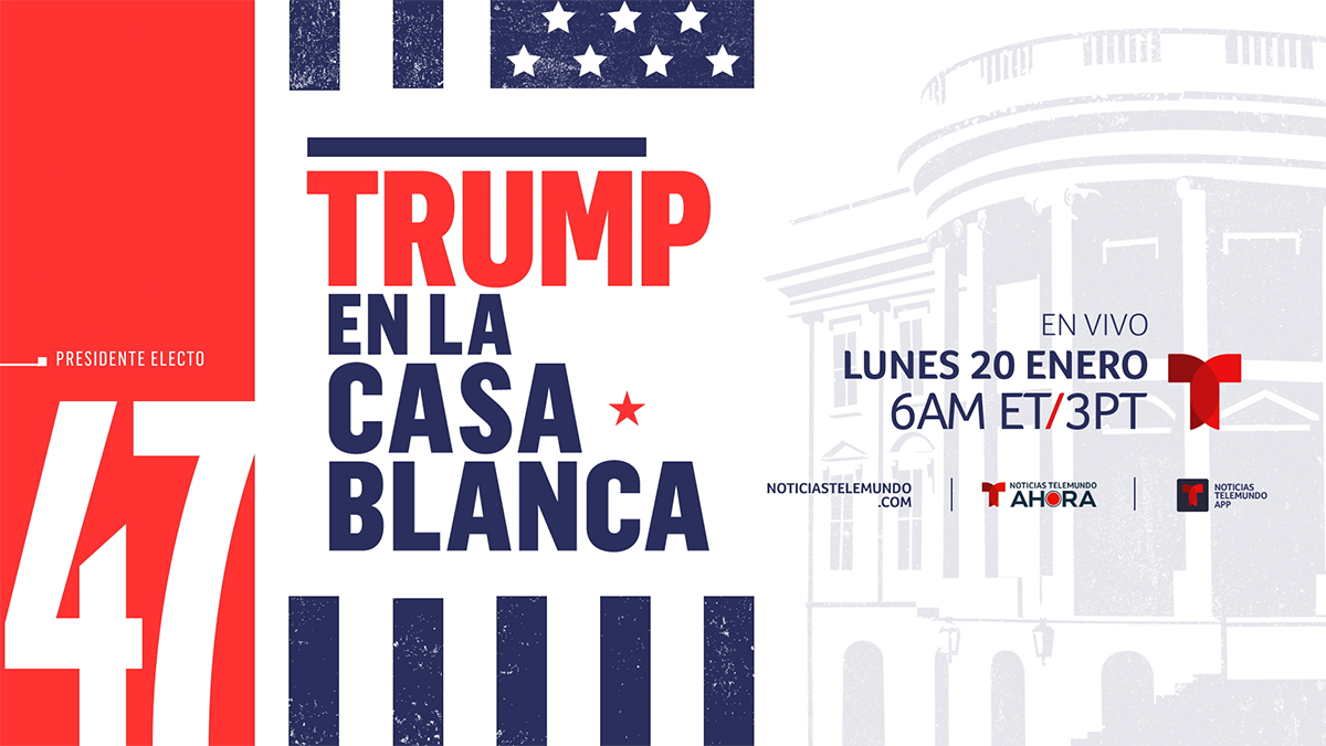 Telemundo presenta la toma de posesión de Donald Trump y JD Vance ...