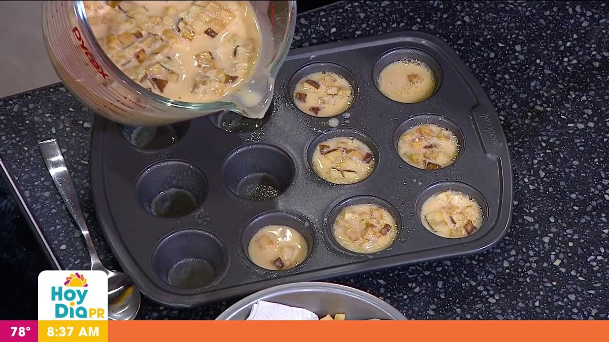 Sazón al día | Egg muffins – Telemundo Puerto Rico