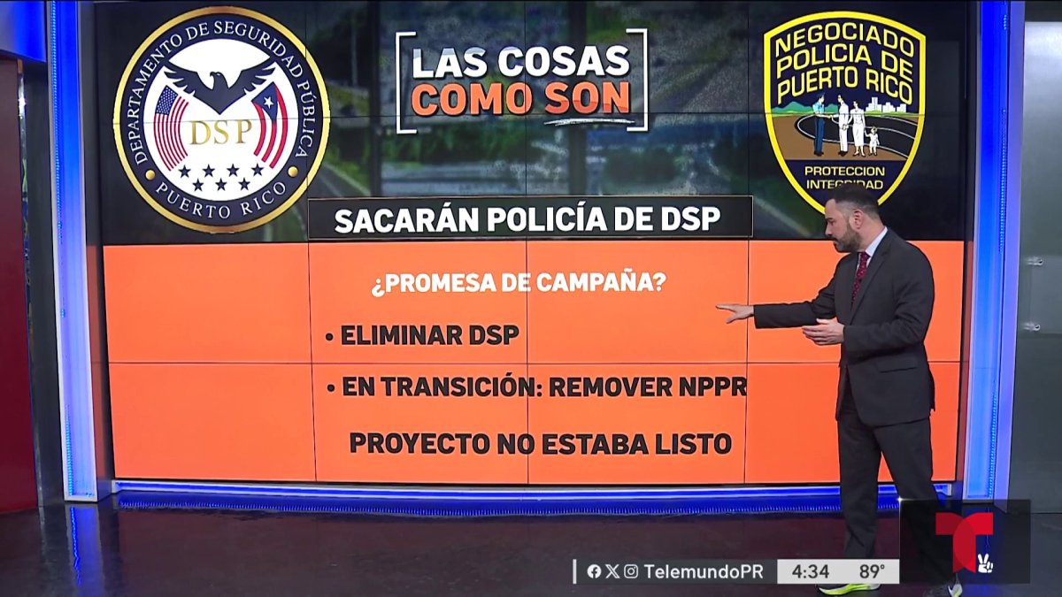 Listo el gobierno para sacar a la Policía del DSP – Telemundo Puerto Rico