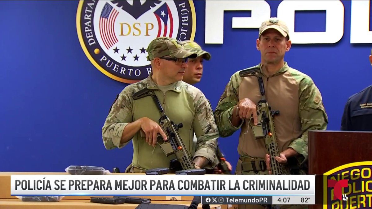 Entregan potentes armas a agentes del SWAT – Telemundo Puerto Rico