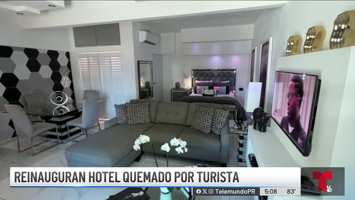 Reinauguran hotel de Cabo Rojo quemado por turista – Telemundo Puerto Rico