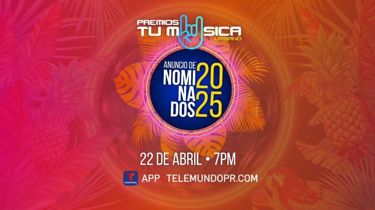 Nominados premios tu musica urbano PTMU 2025 – Telemundo Puerto Rico
