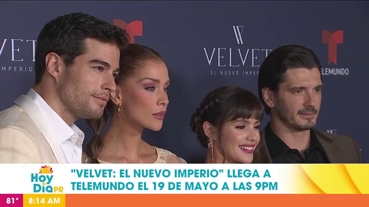Estrellas de “Velvet: El nuevo imperio” disfrutan del primer capítulo ...
