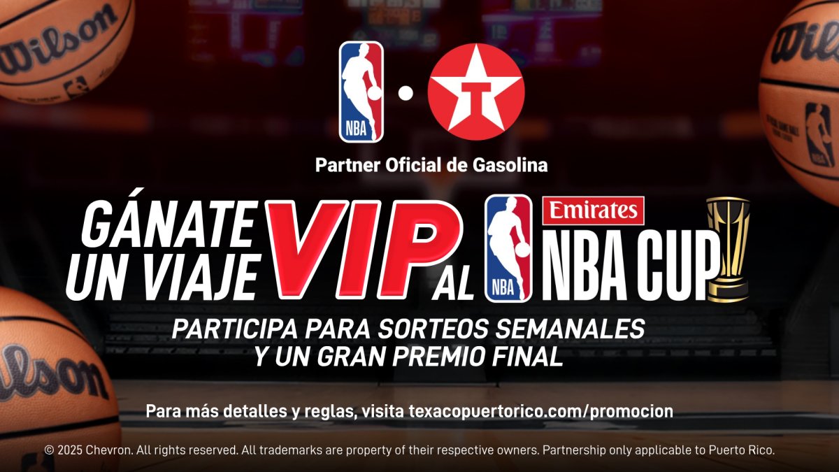Texaco con Techron te lleva VIP al Emirates NBA Cup en Las Vegas ...