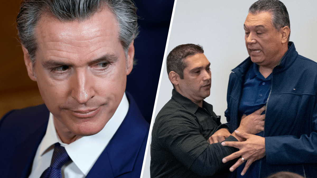Gavin Newsom reacciona tras incidente del senador Alex Padilla ...