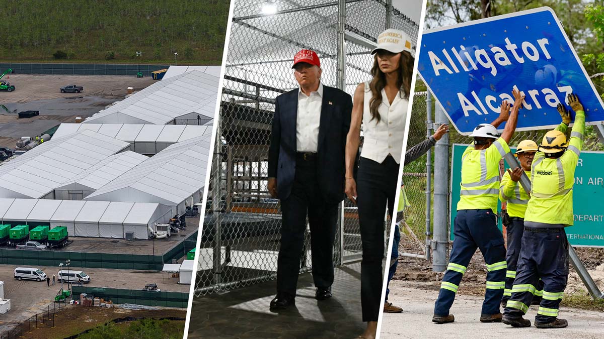 Cronología de "Alligator Alcatraz": de video en X a una realidad ...