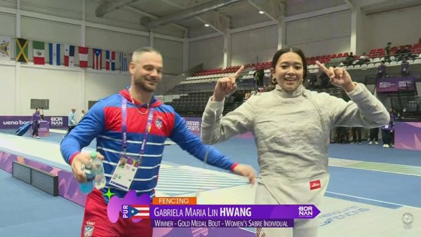 Gabriela Hwang obtiene oro en esgrima en los Panamericanos Junior ...