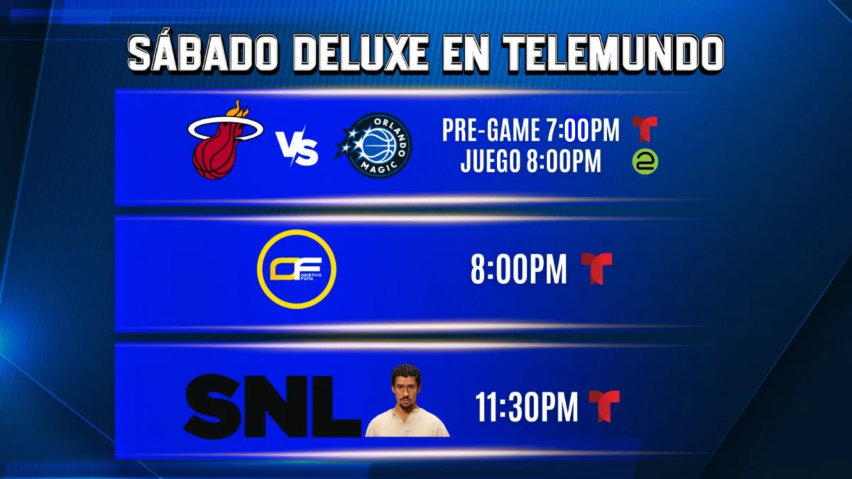 Telemundo presenta programación especial este sábado con baloncesto ...