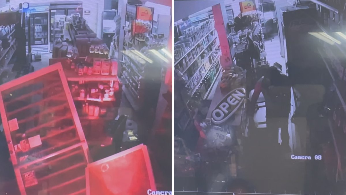 Captado en video otro robo en el que chocan negocio – Telemundo Puerto Rico