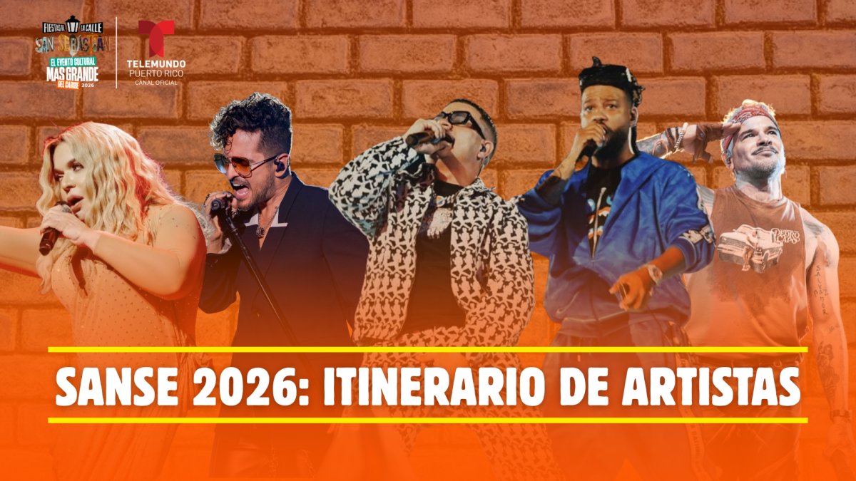 SanSe 2026: itinerario de artistas – Telemundo Puerto Rico