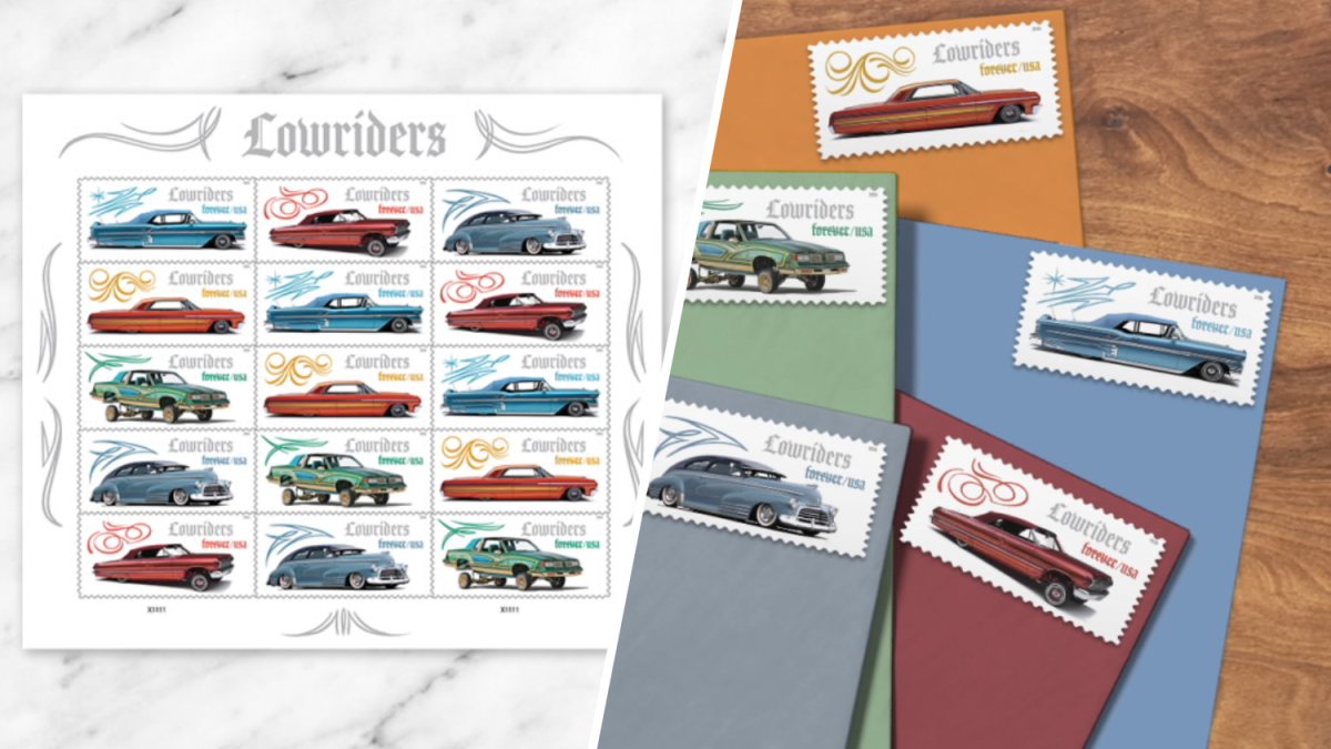 USPS lanza estampillas Forever con lowriders clásicos – Telemundo ...